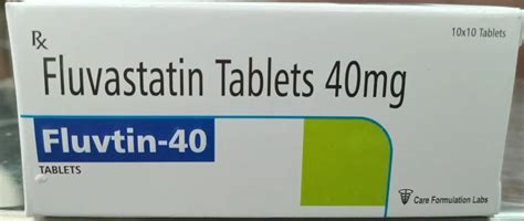 Fluvastatin Sodium 40 Mg Tablet At ₹ 32810box Narela New Delhi Id 2854082729691