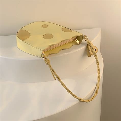 Creamy Yellow Cheese Shoulder Bag Kawaii Fashion Shop Cute Asian