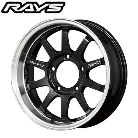 Rays レイズ A Lap エーラップ A Lap J Blackrim Diamond Cut Bd 16×60j 5h