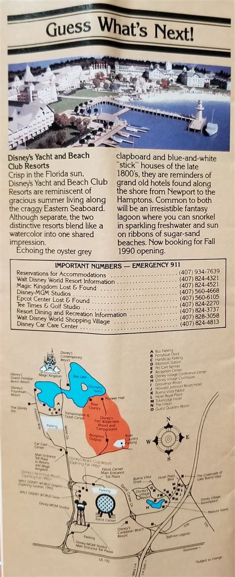 Wdw Yesterday Today And Tomorrow 13 Looking Back 1991 Magic Kingdom Guide Book
