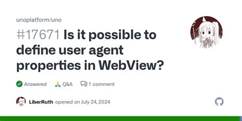 Is It Possible To Define User Agent Properties In Webview