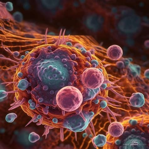 Subunidades Dentro Del Núcleo De Células Eucariotas Y Orgánulos Y