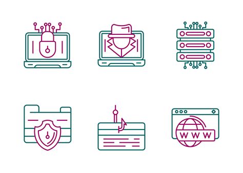 Hacker Vector Icon Set Vector Art At Vecteezy