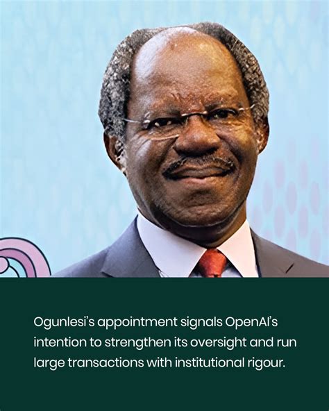 Adebayo Ogunlesi The Dealmaker Now Shaping Openais Next Chapter