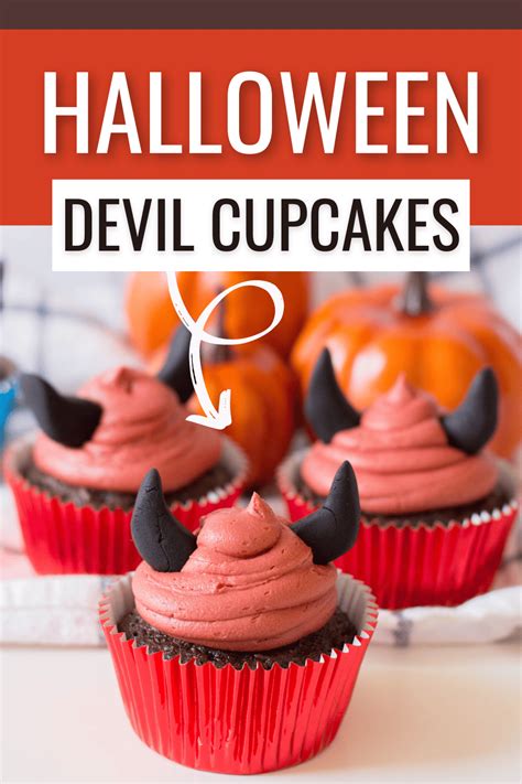 Halloween Devil Cupcakes