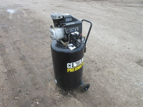 Central Pneumatic Upright Compressor Online Auction Results