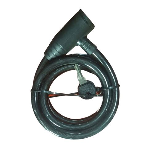 Mild Steel Acrolt Bicycle Cable Lock Plastic Cable Thickness 25 Mm At Rs 450 Piece In Hyderabad