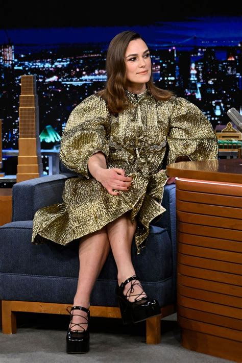 Keira Knightley At Tonight Show Starring Jimmy Fallon 03152023