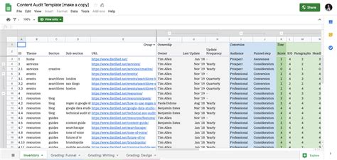 Audit Template Excel
