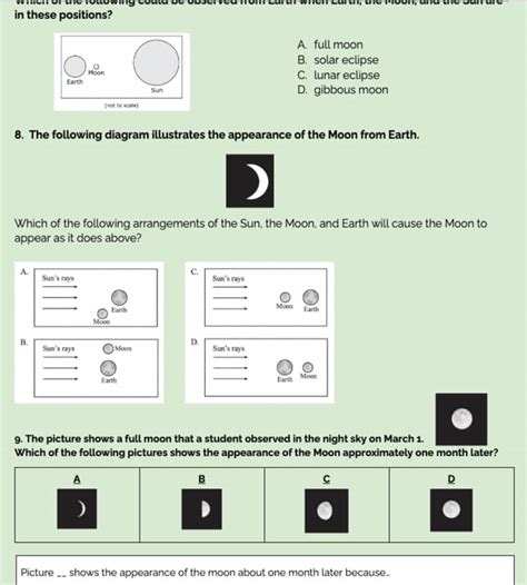 Mcas Practice Space Science By Rosecsci Tpt