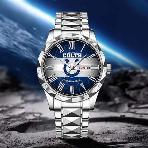 Indianapolis Colts Alloy Luxury Quartz Watch Nousty