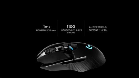 Logitech G903 Lightspeed Wireless Gaming Mouse 25600 Dpi Battery