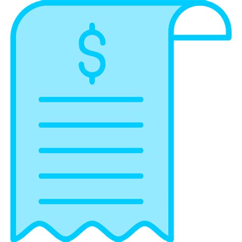 Bill Generic Blue Icon