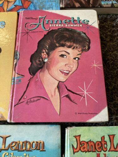 Annette Funicello Disney Book Set Of Five And Three Janet Lennon Books