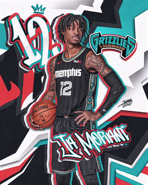Drawing Of Ja Morant At Susan Cummings Blog