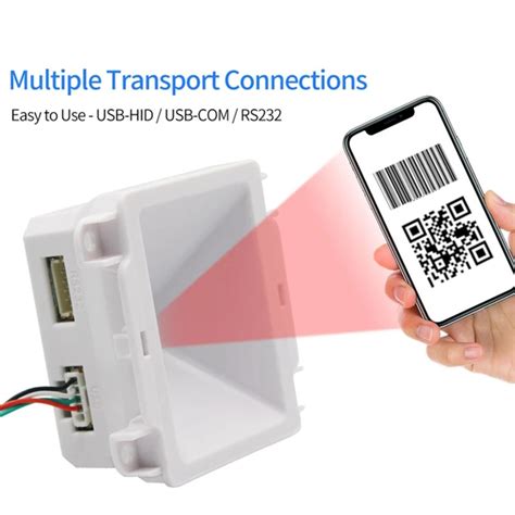2d Barcode Scanner Bar Qr Code Reader Usb Rs232 Interface Embedded Mounted Reader For Multiple