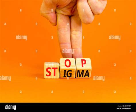Symbole Darrêt De La Stigmatisation Mots Clés Arrêtez La