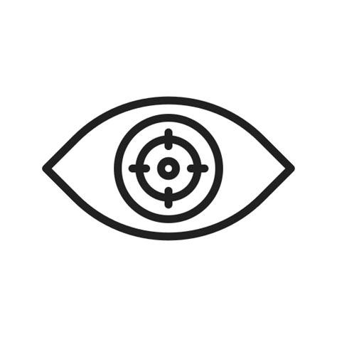 Focus Generic Black Outline Icon