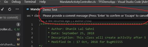 Visual Studio Code And Code Versioning In Tfs Salesforcecodex
