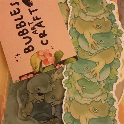 Frog Stack Big Frog Sticker Durable Sticker Laptop Sticker Vinyl