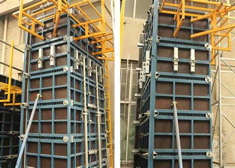 Fast Assembling Concrete Column Formwork System Increased Building