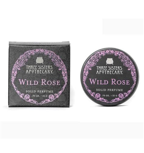 Solid Perfume Wild Rose Organic Plastic Free Vegan And Cruelty Free