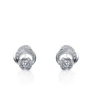 Affordable Diamond Earrings On 10k White Gold 1 Carat Diamond