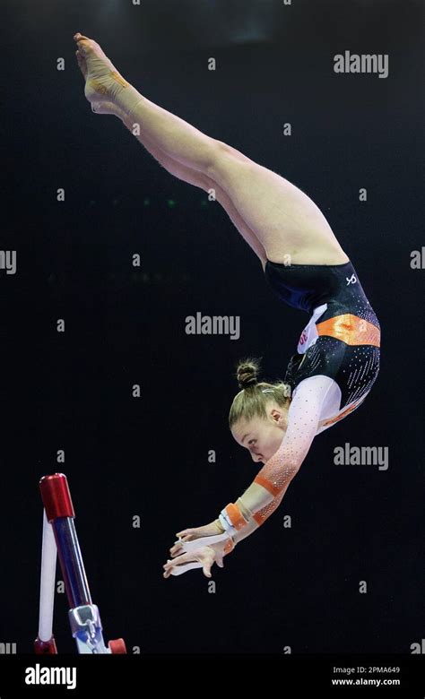 Antalya Sanna Veerman In Action During The Qualification Of The European Gymnastics