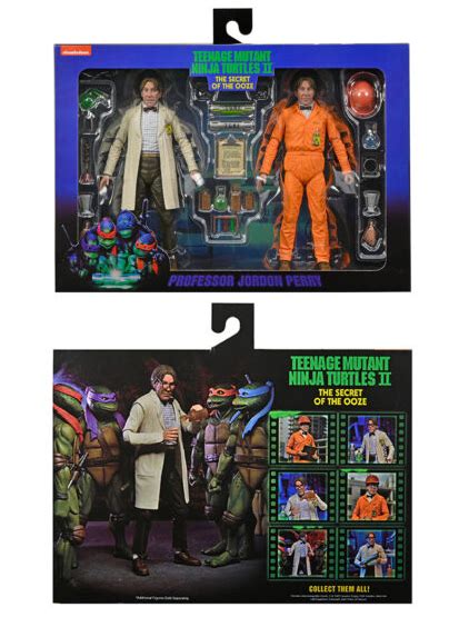 Tmnt Lab Coat And Hazmat Suit Professor Perry 2pk 7″ Scale Action Figu