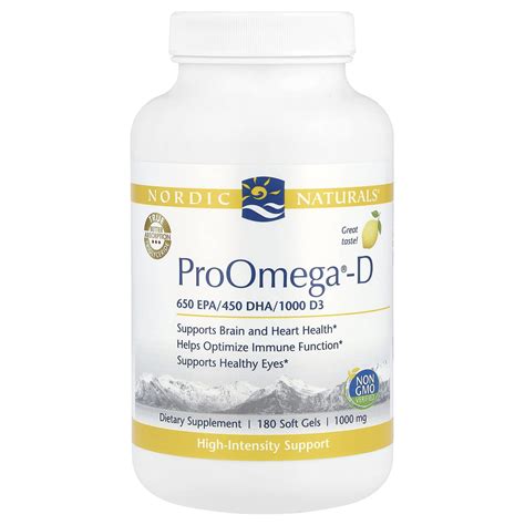 Nordic Naturals Proomega D® 180 768990141249 Hilife Vitamins