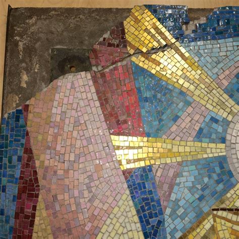 1950s Italian Glass Tile Mosaic Church Floor At 1stdibs