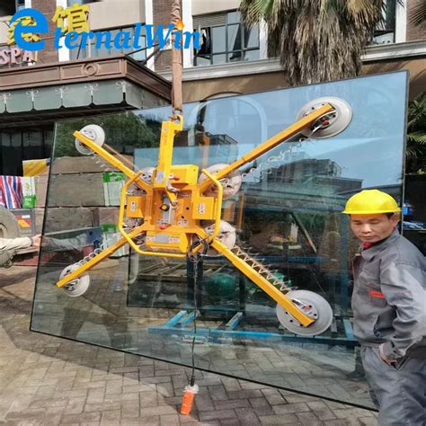 400kg Glass Handler Curtain Wall Installation Vacuum Lifter Suction Cup Vacuum Lifter
