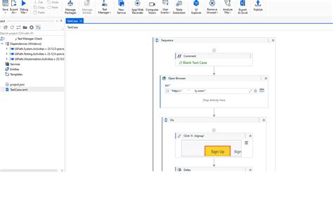 How Do I Add Test Set And Test Cases At Test Manager For Many Activities
