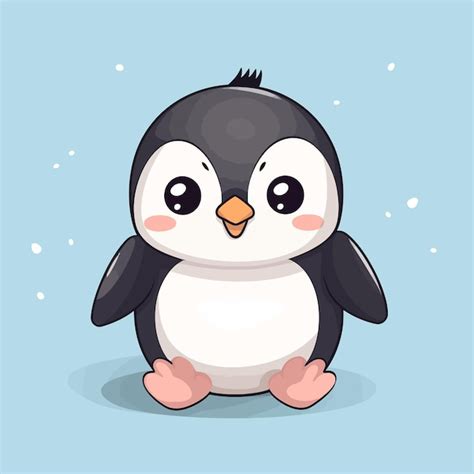 Premium Vector Penguin Vector Cute