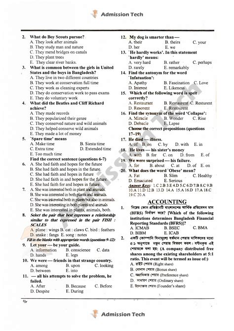 Du C Unit Question Bank