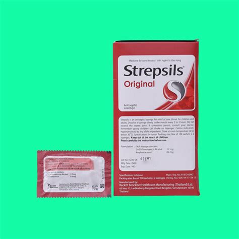 Thuốc Strepsils Original Viên Ngậm Trị đau Họng Dược Sĩ Lưu Văn Hoàng