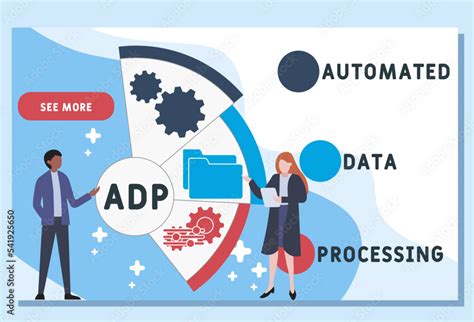 adp automated data processing acronym business concept background