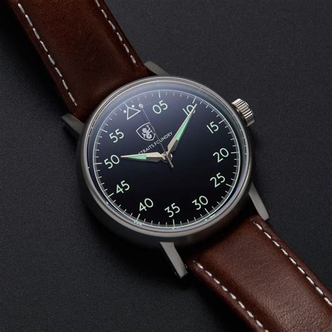Straits Foundry Expedition Automatic Ex000c Sandblasted Bezel