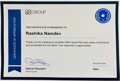 Rashika Namdev On Linkedin Firsts Always Feel The Best Thankyou