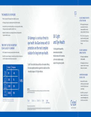 Fillable Online The Dangers Of Uv Exposure Fax Email Print PdfFiller