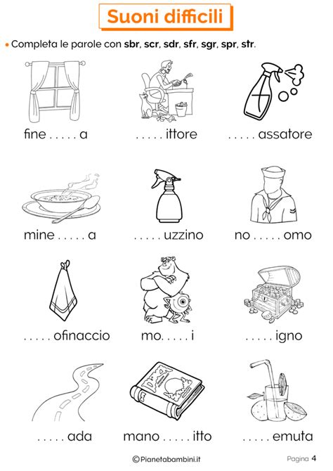 Schede Didattiche Sui Suoni Difficili Artofit