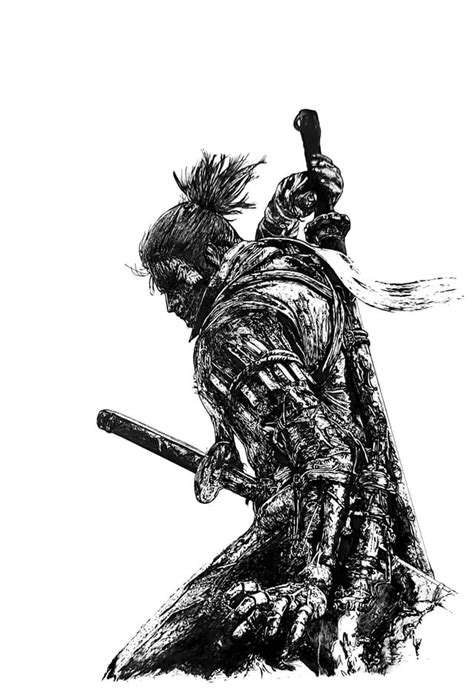 Sekiro Shadows Die Twice Line Art Rsekiro
