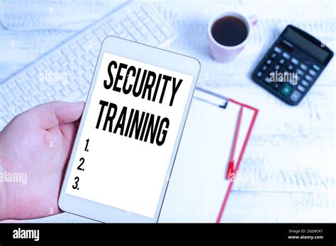 Conceptual Caption Security Training Business Overview Providing