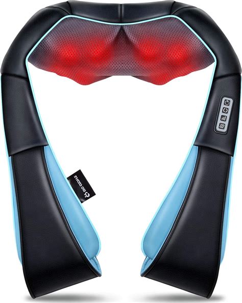 Masgre Shiatsu Back And Neck Massager Cordless Shoulder