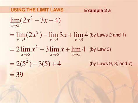 23 Calculating Limits Using The Limit Laws In This Section We Will