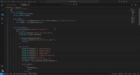 Kalpesh Gautam On Linkedin Octanet Atmsimulation Codingchallenge