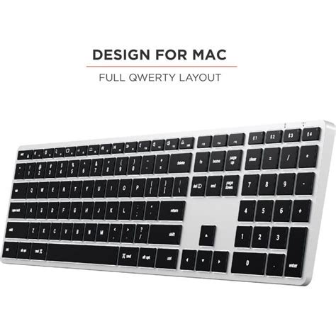 Clavier Sans Fil Bluetooth Slim X Avec Pav Touches Lumineuses Et Sync Multi Appareils