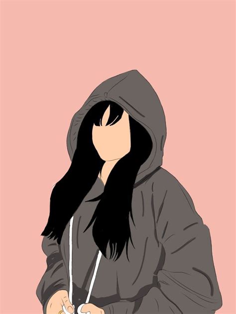 Faceless Book Cover Design Inspiration Girl Cartoon Characters Art