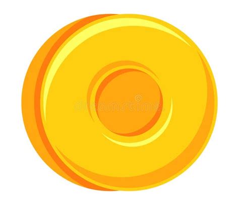 Sweet Candy Yellow Circle Stock Vector Illustration Of Cute 260158863
