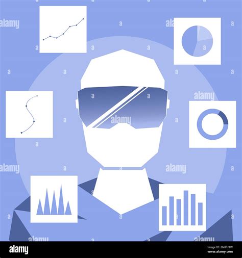 Artificial Intelligence In Data Analysis Data Marketing Technology Business Data Report Stock